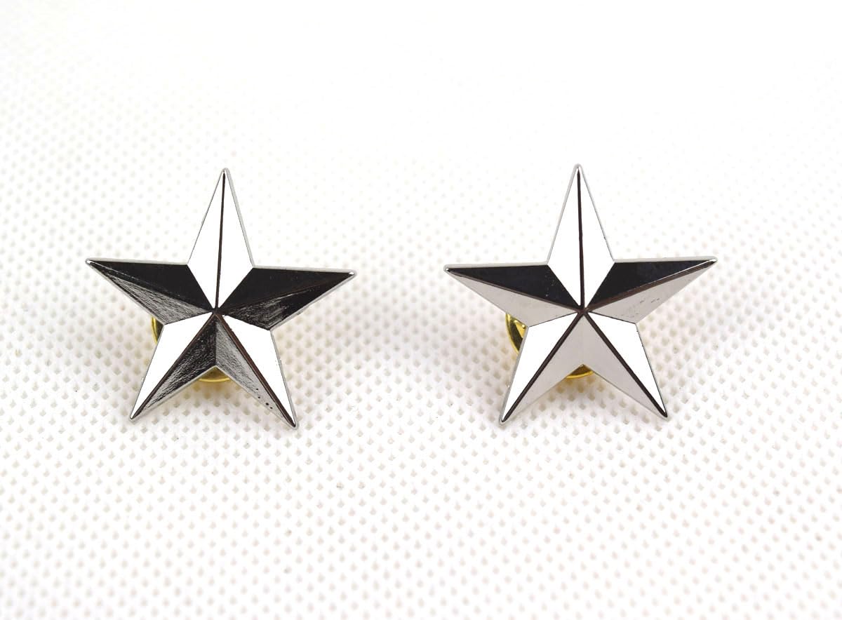 Brigadier General Insignia Major General Star Fashion Collar Rank