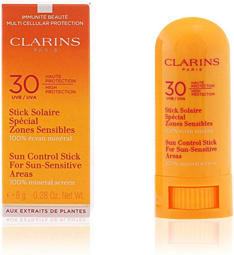 Clarins SUN stick solaire zones sensibles SPF30 8 gr : Amazon.co.uk: Beauty