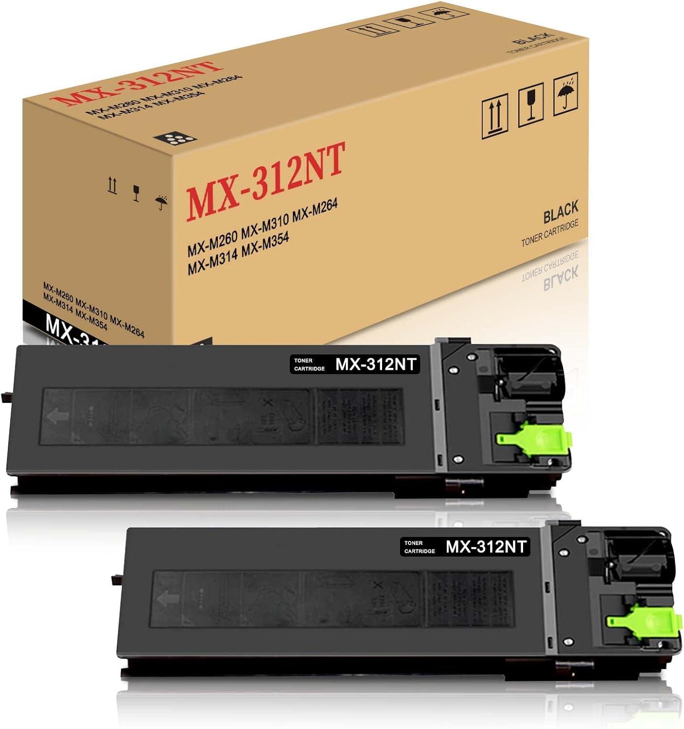Amazon.com: MX-312NT Toner Cartridge Compatible with Sharp MX-M260 M310 ...