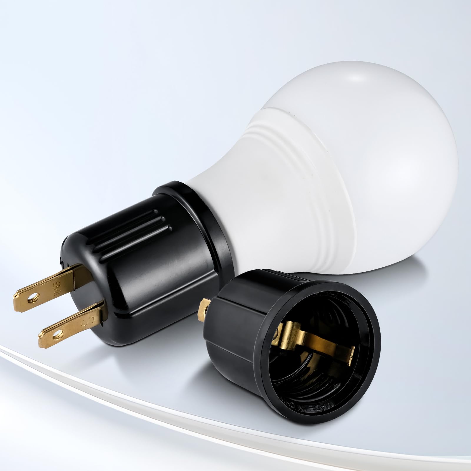 Snapklik.com : Outlet To Socket Adapter, Plug-in Light Socket, Convert ...