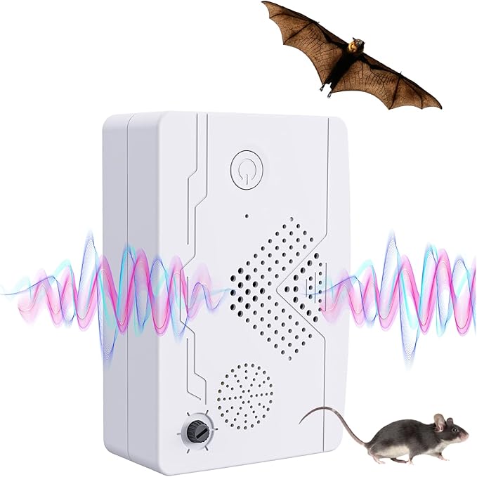 Amazon.com: Ultrasonic Bat Repellent, Ultrasonic Pest Mouse Bat Reject ...
