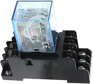 GEEKAA AC 220V/240V Relays Coil 4P2T 14Pin Electromagnetic Power Relay ...