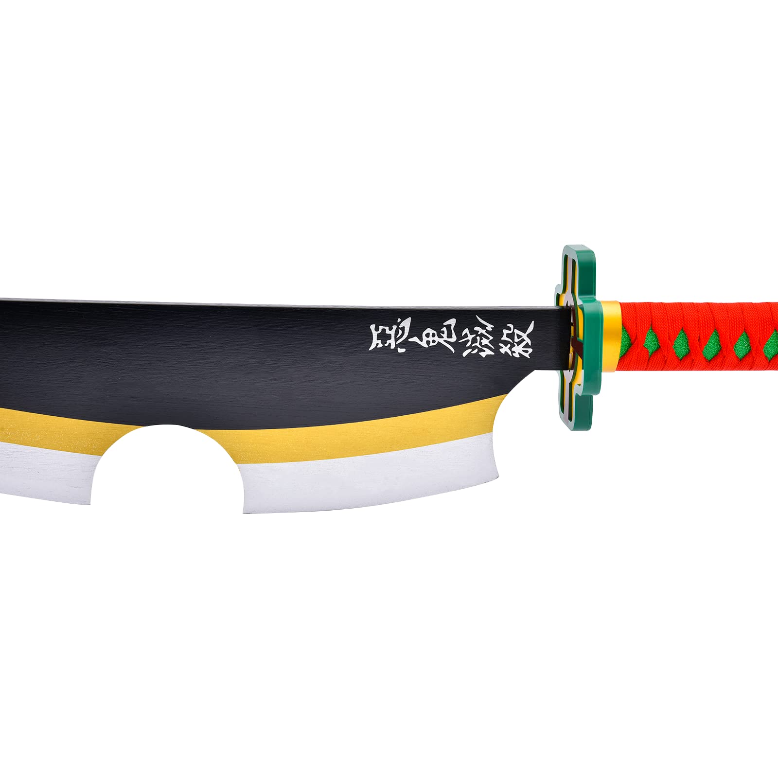 Buy PZOEWUESR Bamboo Demon Slayer Sword 41inch , Rengoku Sword /Tanjiro ...