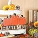 Amazon.com: Purpeak Reversible Fall Wooden Table Sign Double Side ...
