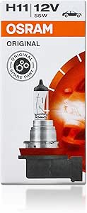 Amazon.com: DAMA Automotive Lighting H11 64211L+ DOT Original Standard Halogen Bulb 12V 55W ...