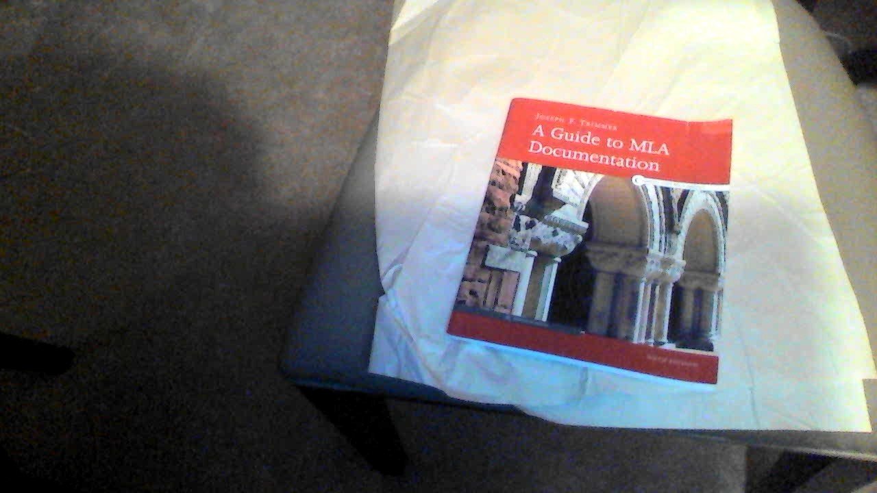 A Guide to MLA Documentation: Trimmer, Joseph F.: 9780618338054: Amazon.com: Books