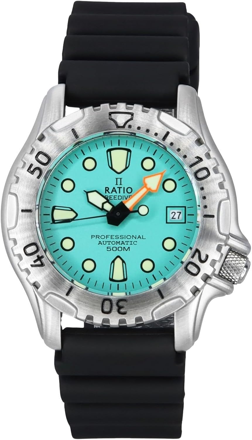 Amazon.com: RATIO FreeDiver Professional Diver Watch Sapphire Crystal ...