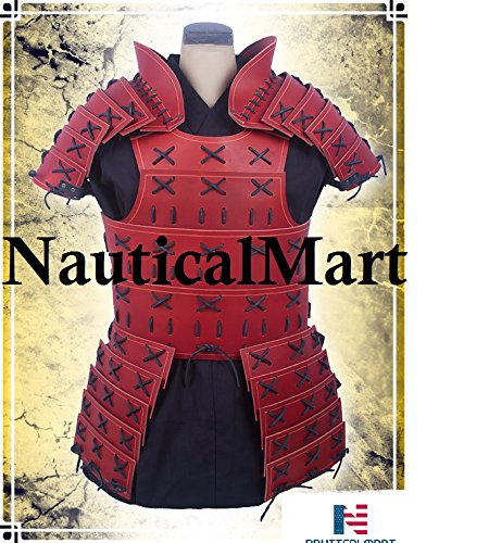 Buy NAUTICALMART Samurai Armor with Pauldrons (Red) Online at Low ...
