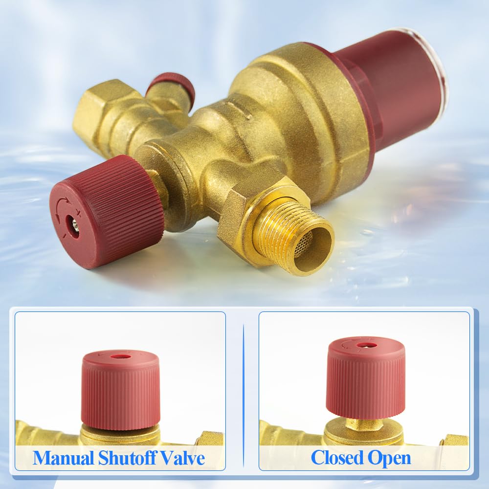 Snapklik.com : WiseWater Brass Automatic Boiler Fill Valve, Adjustable ...