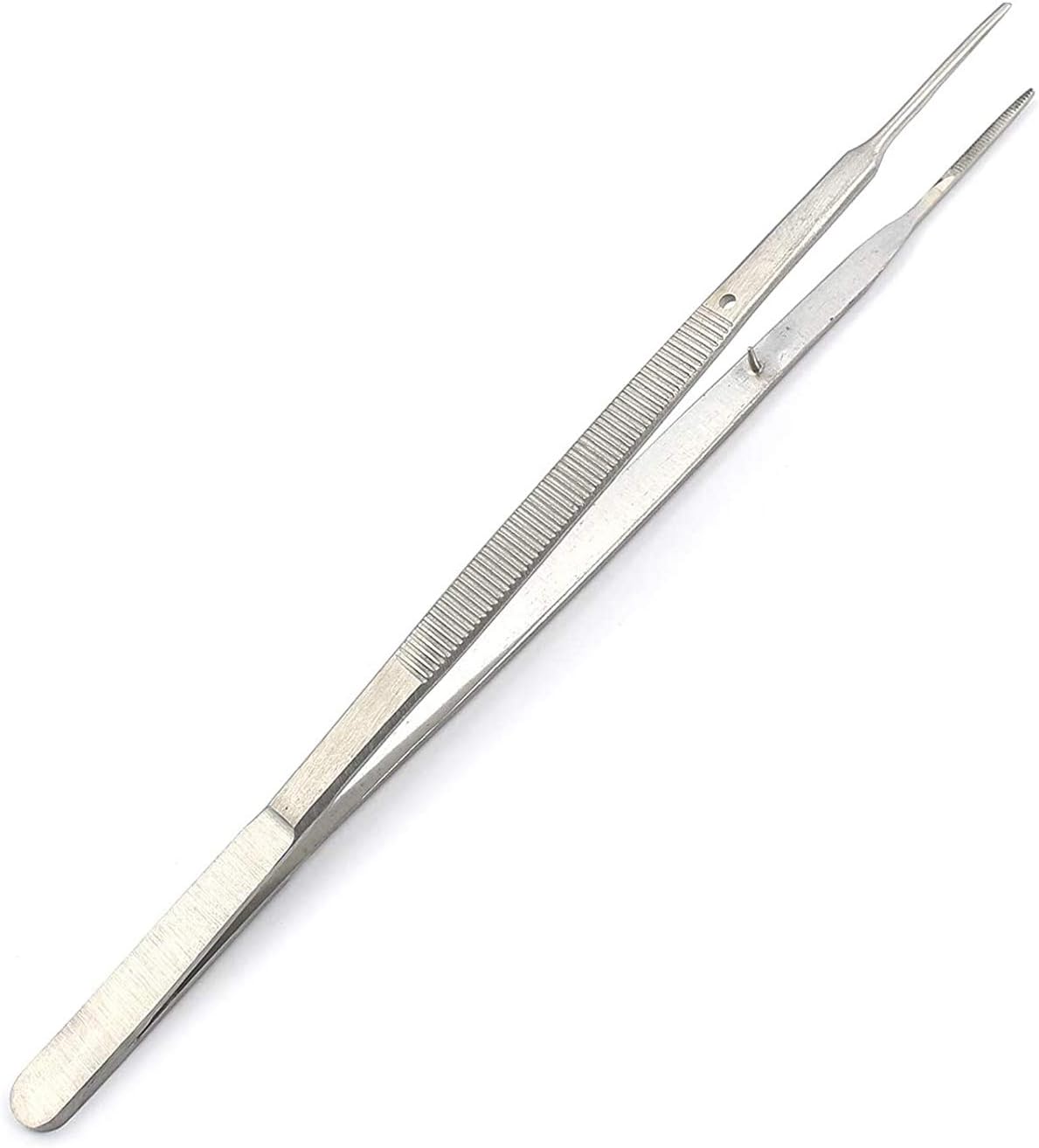 Amazon.com: Gerald Dressing Forceps 7" Straight Delicate Serrated Tips ...