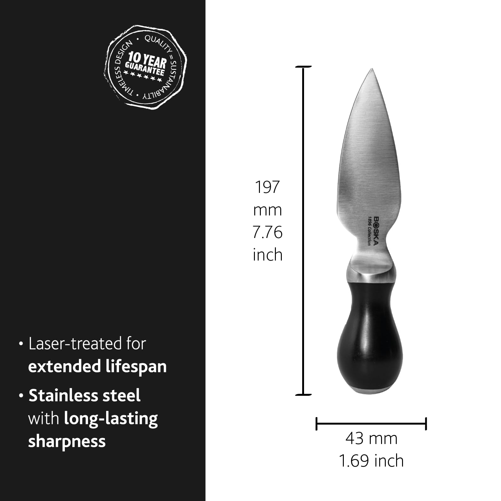 Snapklik.com : Parmesan Knife Pro 110mm - Premium Quality - Stainless ...