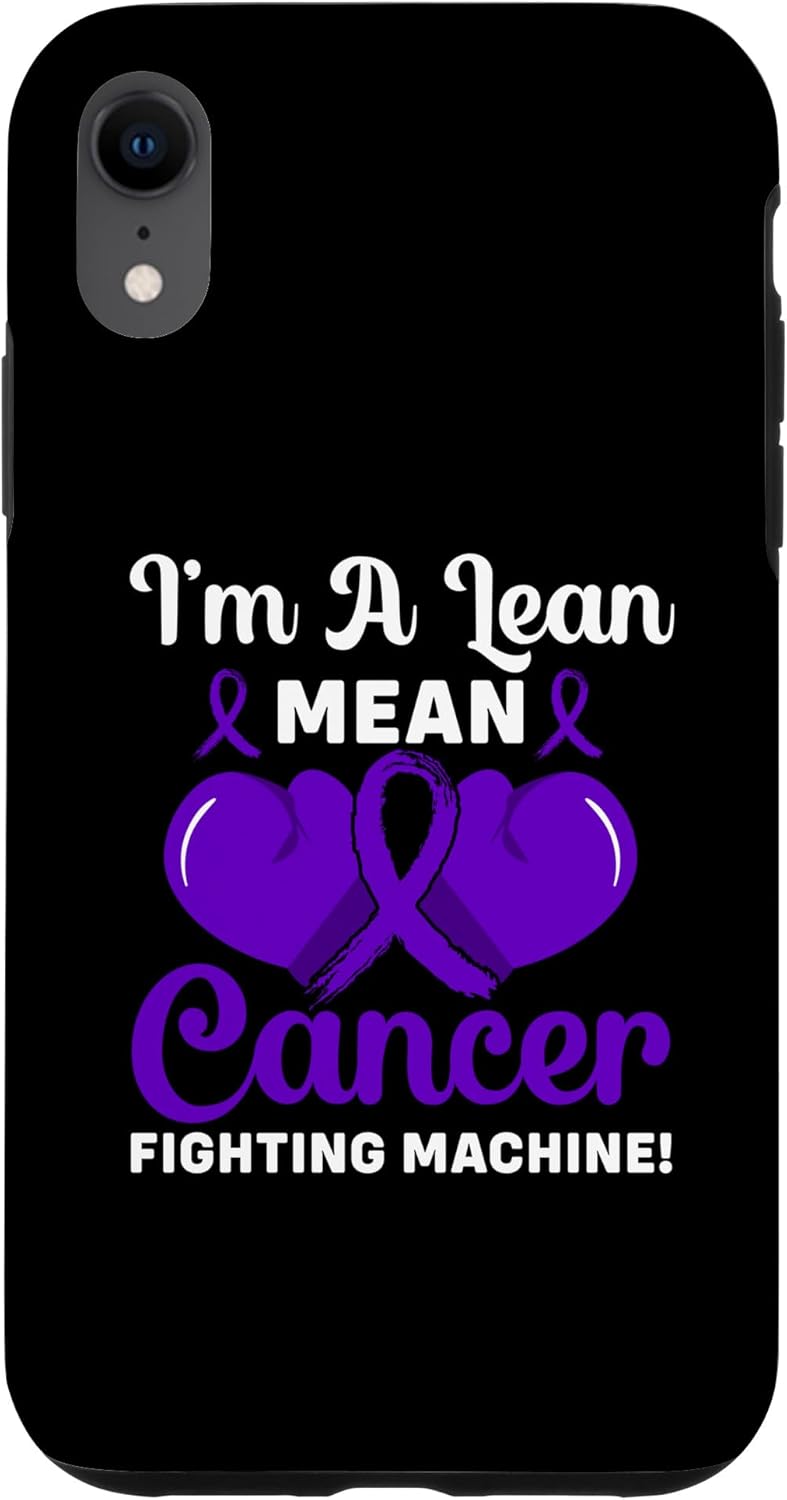 Amazon.com: iPhone XR I'm A Lean Mean Cancer Fighting Machine Case ...