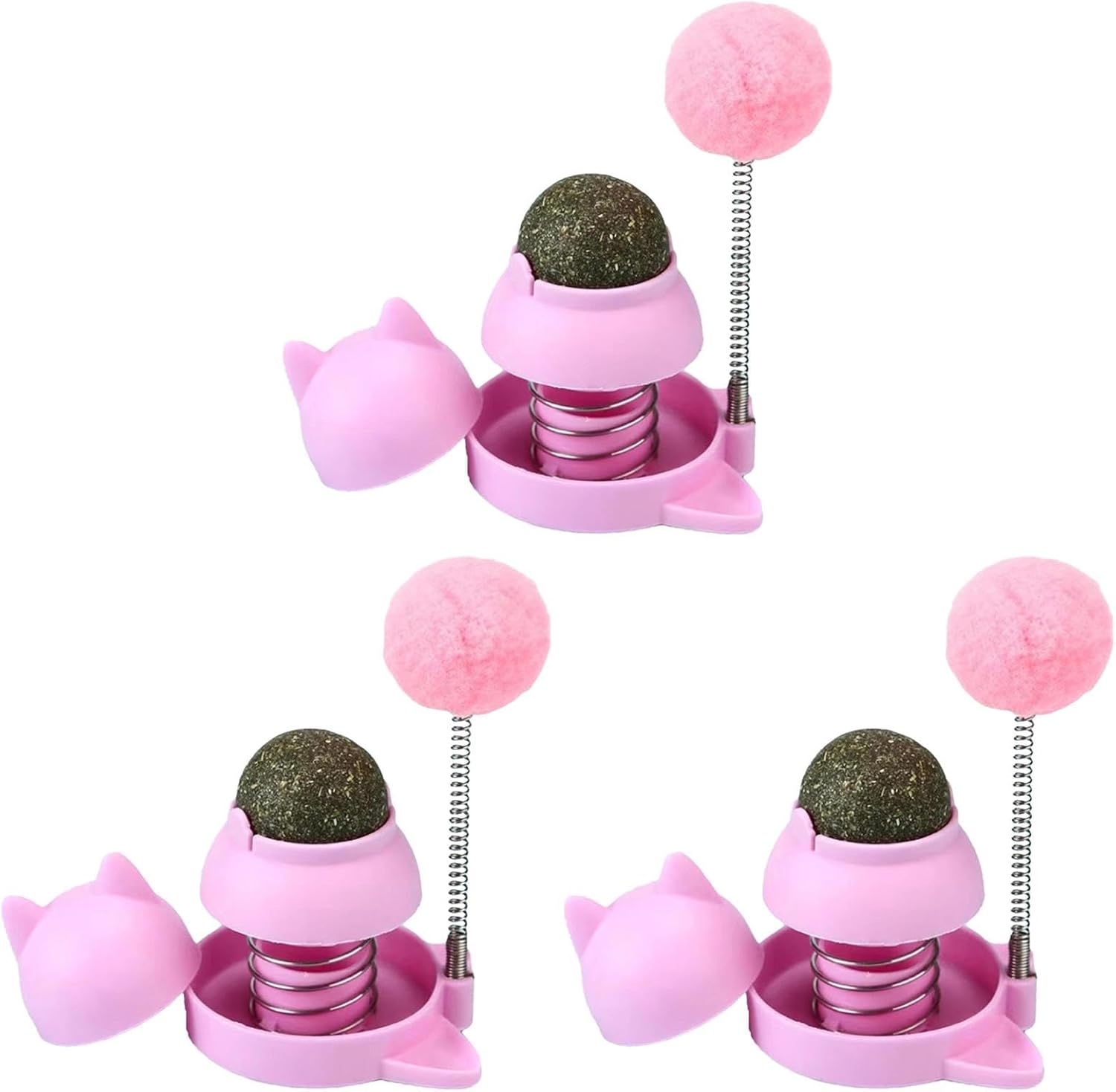 3 Catnip Balls Toy | Catnip Stickers | Catnip Lollipop | Safe And ...