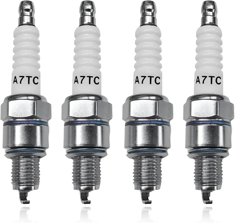 Amazon.com: Wevdn 4PCS Spark Plug, A7TC Spark Plug for GY6 50cc 70cc ...