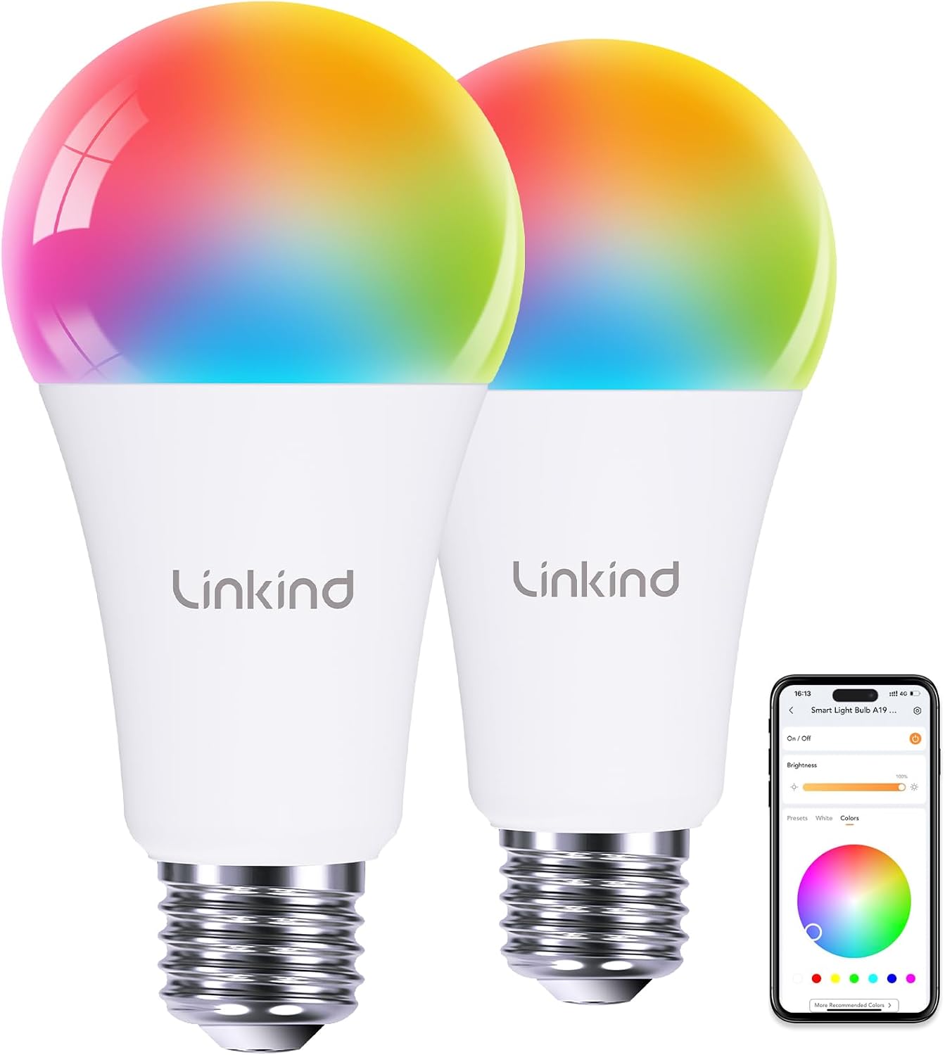 Linkind Matter Smart Light Bulbs 5GHz, Compatible with Alexa ...