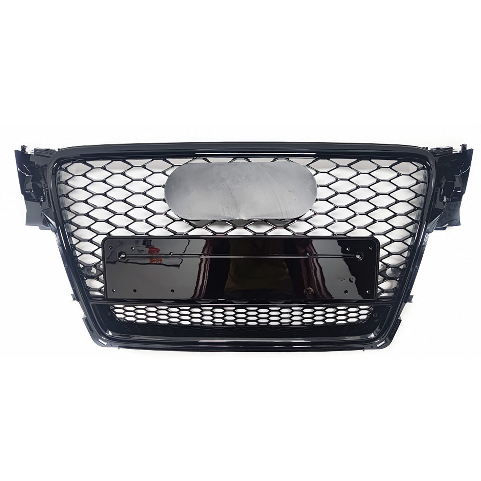 Abs Front Bumper Grille Racing Upper Grill Spoiler For Audi ...