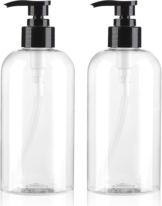 Amazon.com: Empty Pump Bottles Dispenser 12.85oz/380ml, Refillable ...
