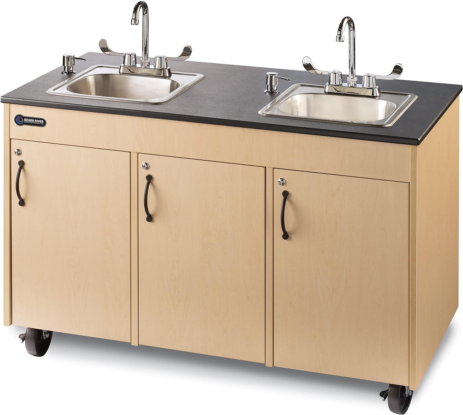 Ozark River Portable Sinks Lil Delux Child Height Double Basin Self ...