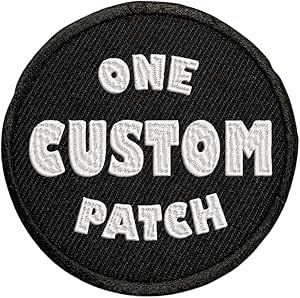 Amazon.com: Custom Logo Embroidered Patches, Logo Patches Custom, Customized Embroidered Patches ...