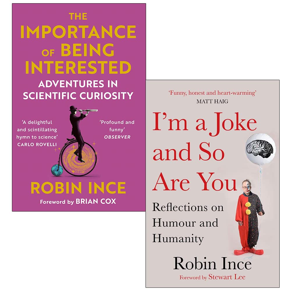 Robin Ince Collection 2 Books Set (The Importance of Being Interested ...