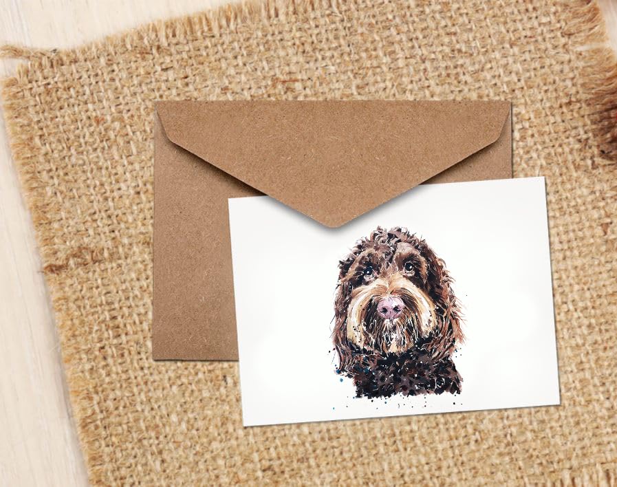 Cockapoo Greeting/Note Card).Cockapoo Cards,Cockapoo Art cards ...