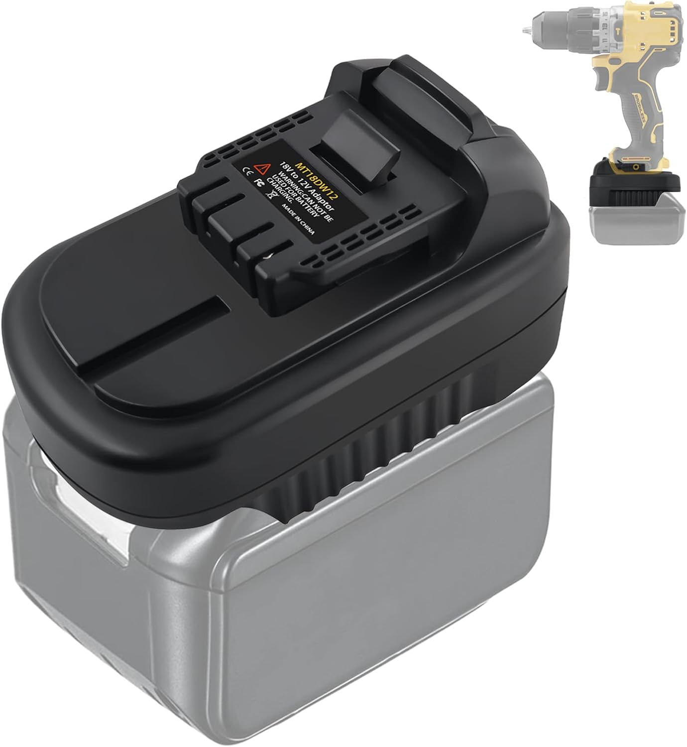 Amazon.com: Adapter for Makita 18V to Dewalt 12V,Convert for Makita 18V ...