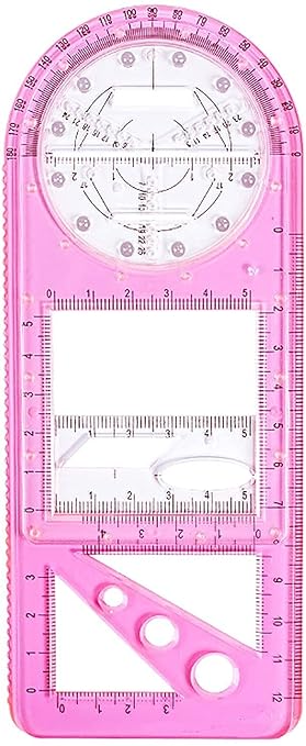 Multifunctional Geometric Ruler,Drawing Ruler,Geometric Drawing ...