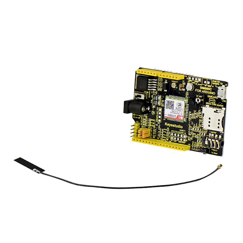 Buy D DOLITY SIM800C Development DIY Board Module GSM GPRS PCB Arduino UNO R3/Mega2560 SIM900 ...