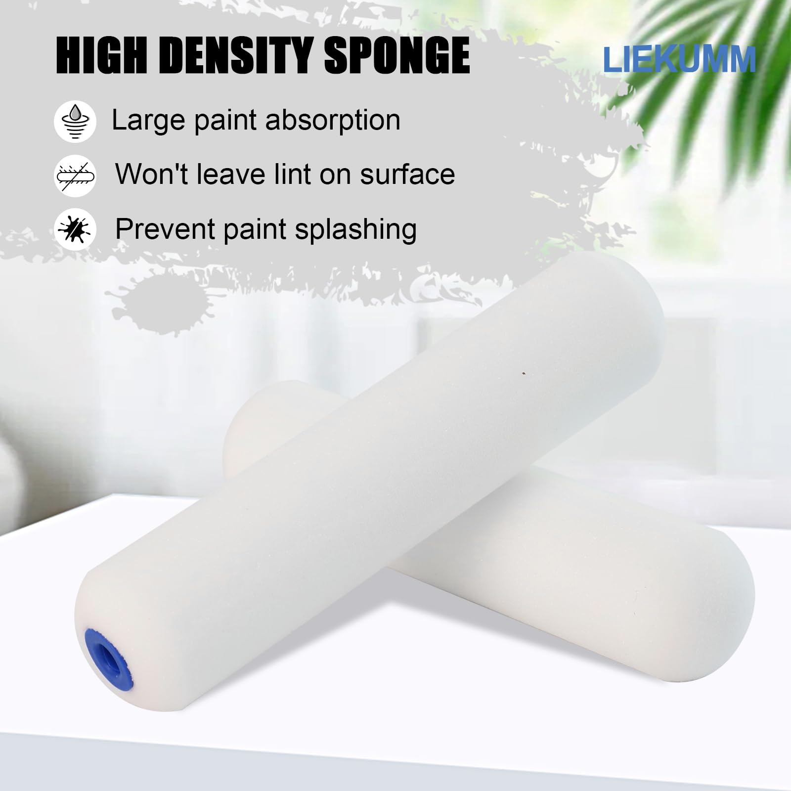 Snapklik.com : Foam Paint Roller Covers, 6 Inch Foam Paint Roller, High ...