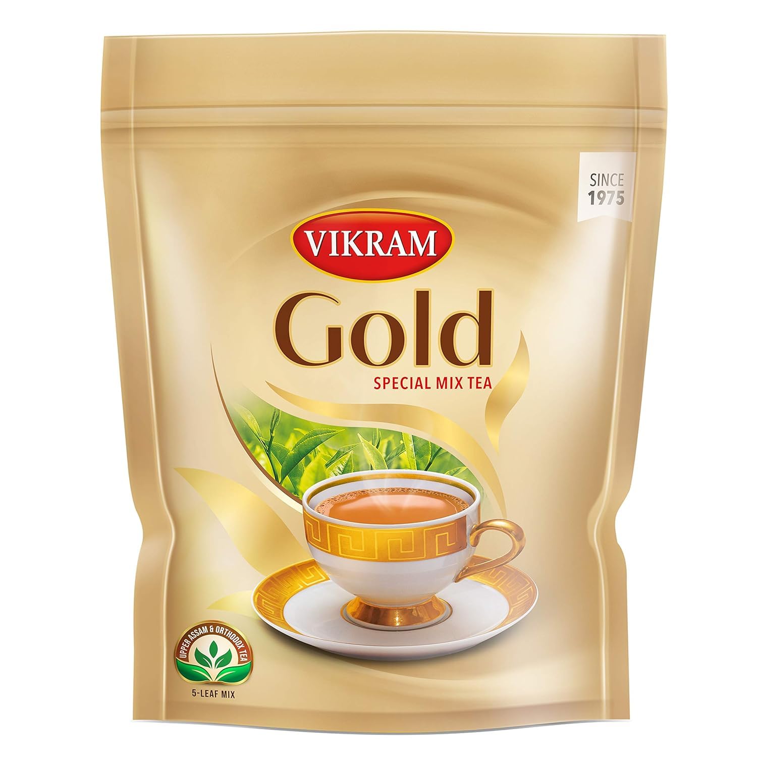 VIKRAM Gold Special Tea | Blended With 5 Unique Types Of Leaves From ...