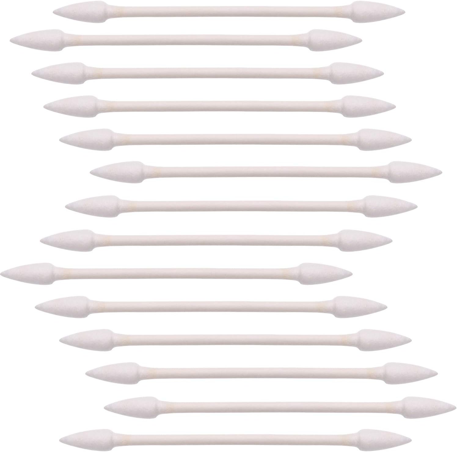 Amazon.com : TecUnite 600 Pieces Cotton Swabs, Double Precision Cotton ...