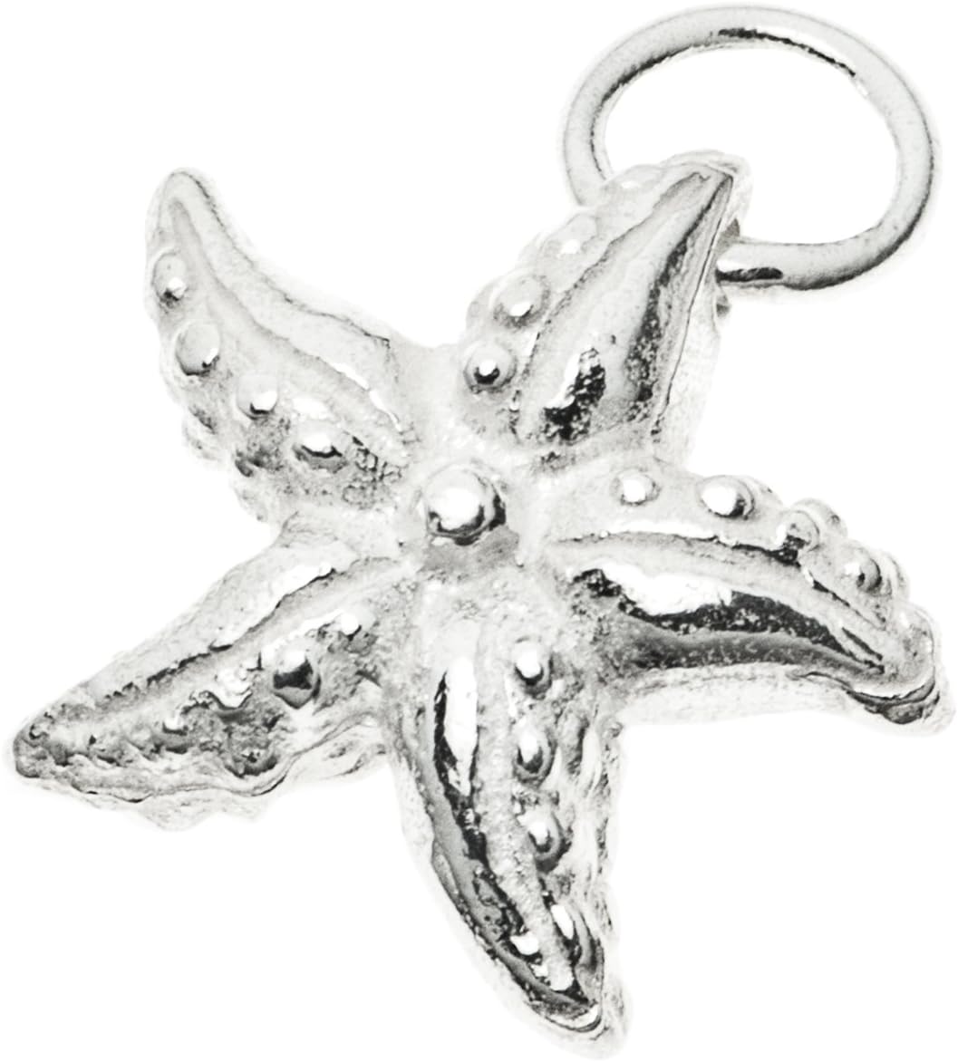 Amazon.com: Dreambell 1 pc Sterling Silver Star Fish Charm Dangle ...