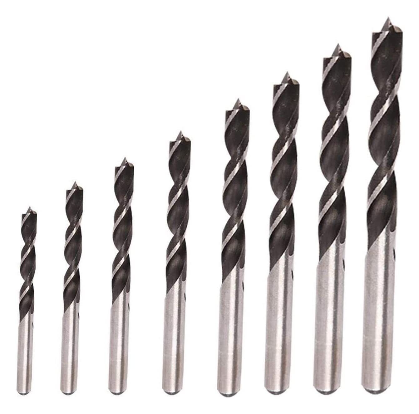 Steel Drill Bits Drill Bits 3-Point Woodworking Wood Drill Bit ...