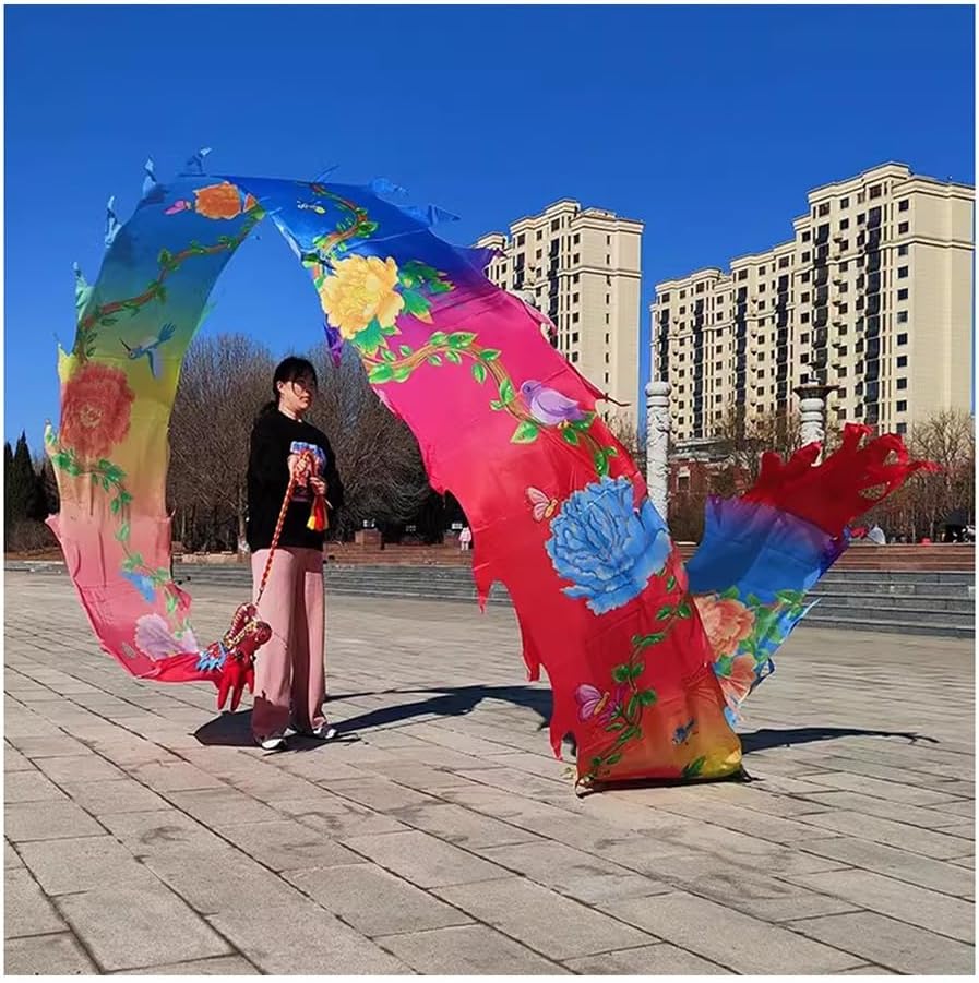 Amazon.com: Square Exercise Dance Outdoor Flinging Fitness Dragon Poi ...