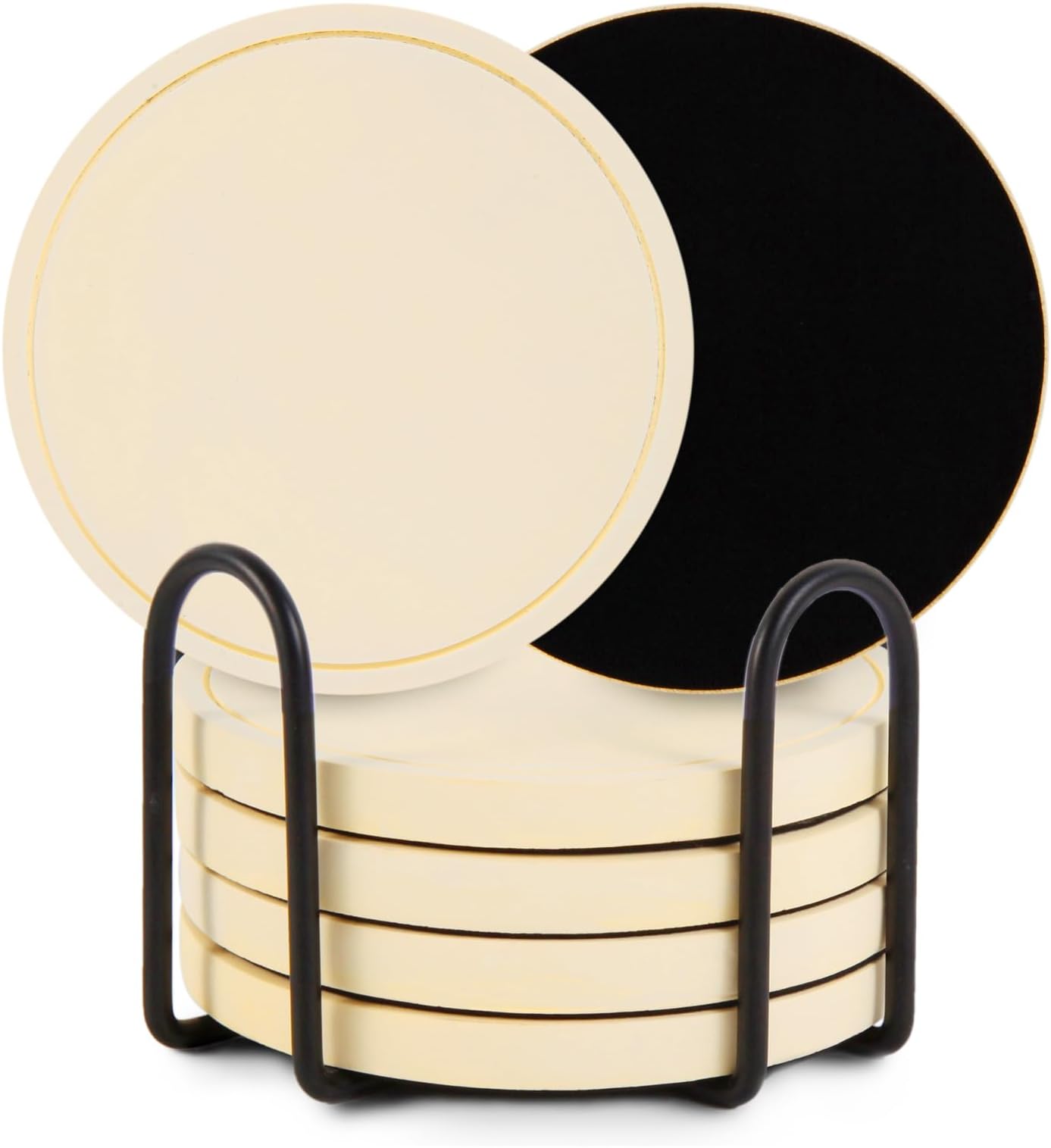 Amazon.com | Set of Four Fence in the Mist Occasion Coasters - Style ...