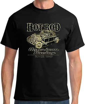 Amazon.com: Big Mens Hot Rod Graphic Tee, 4X, Black : Clothing, Shoes ...