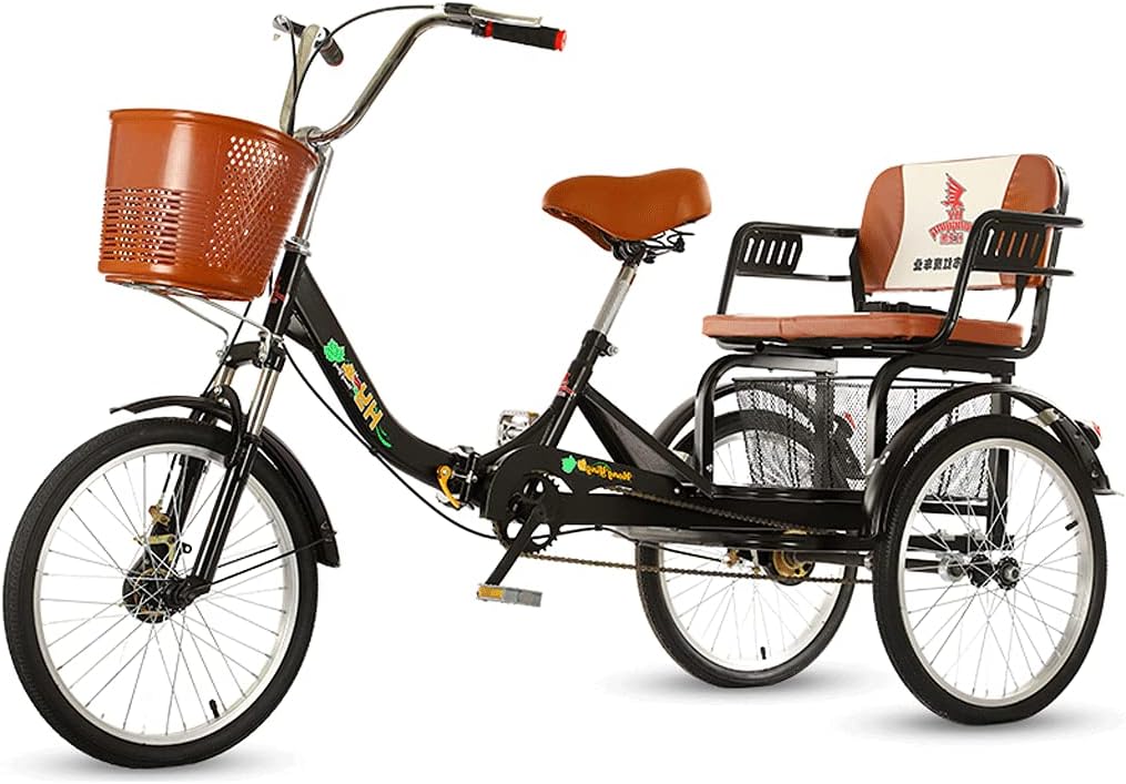 Amazon.com : 3 Wheel Bikes 3-Wheel Bicycle Adult Tricycle with Shopping ...