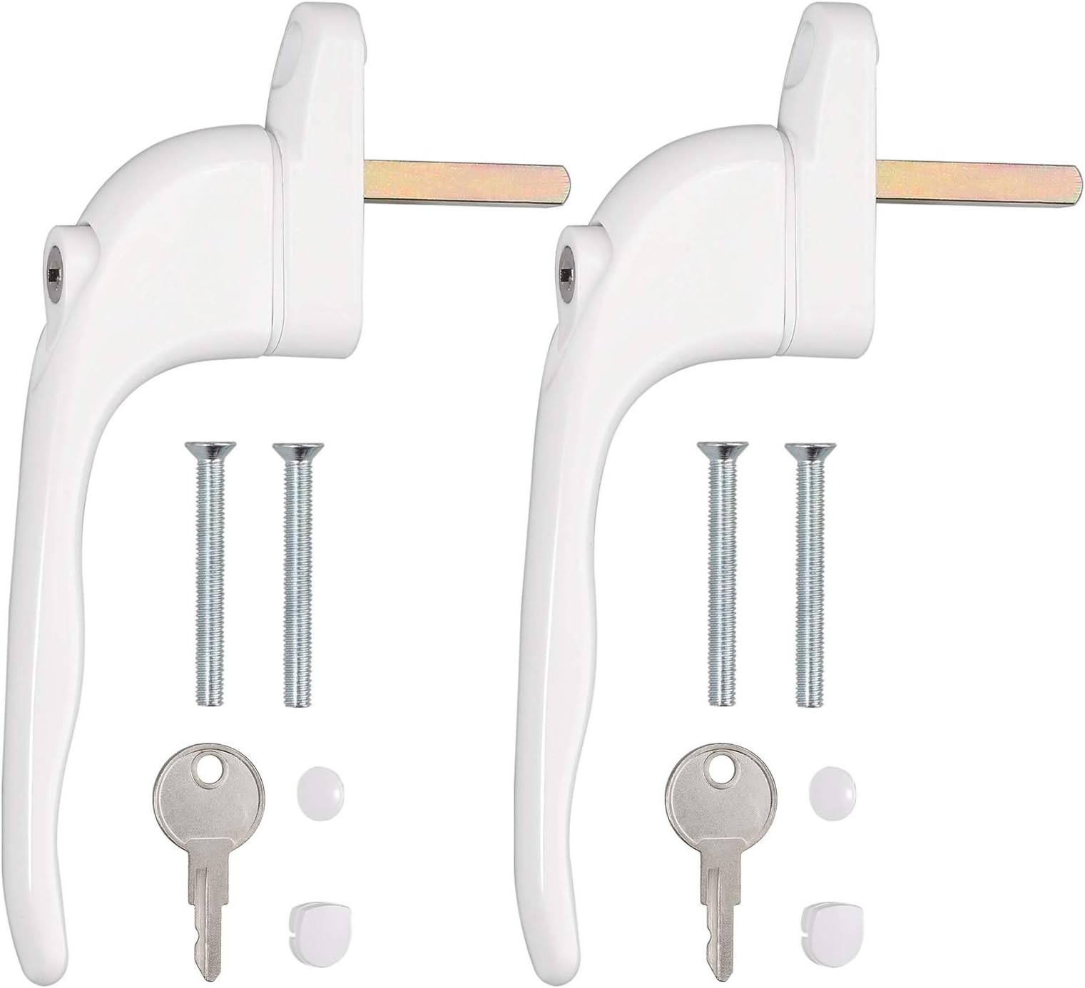 4pcs Universal Window Handles for upvc Window, Inline Locking Double ...