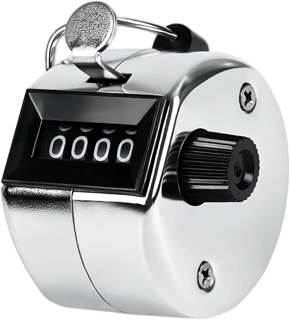 Amazon.com : LKbeuuu Metal Handheld Tally Counter, Clicker Counter with ...