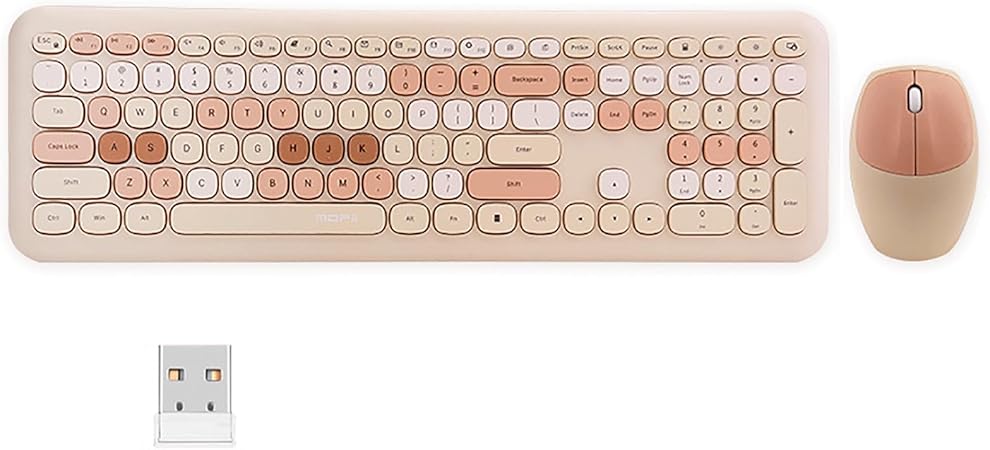 Amazon.com: Full Size Wireless Keyboard and Mouse Combo, Silent Thin ...