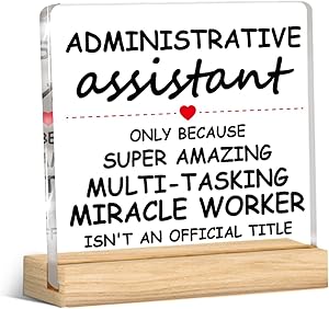 Amazon.com: Administrative Assistant Gifts, Appreciation Gift for ...