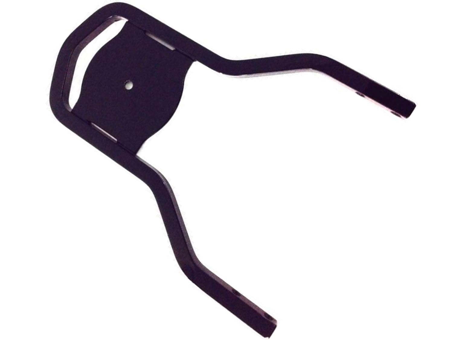 LOW short Medallion Style Sissy Bar Upright Black Passenger Backrest ...