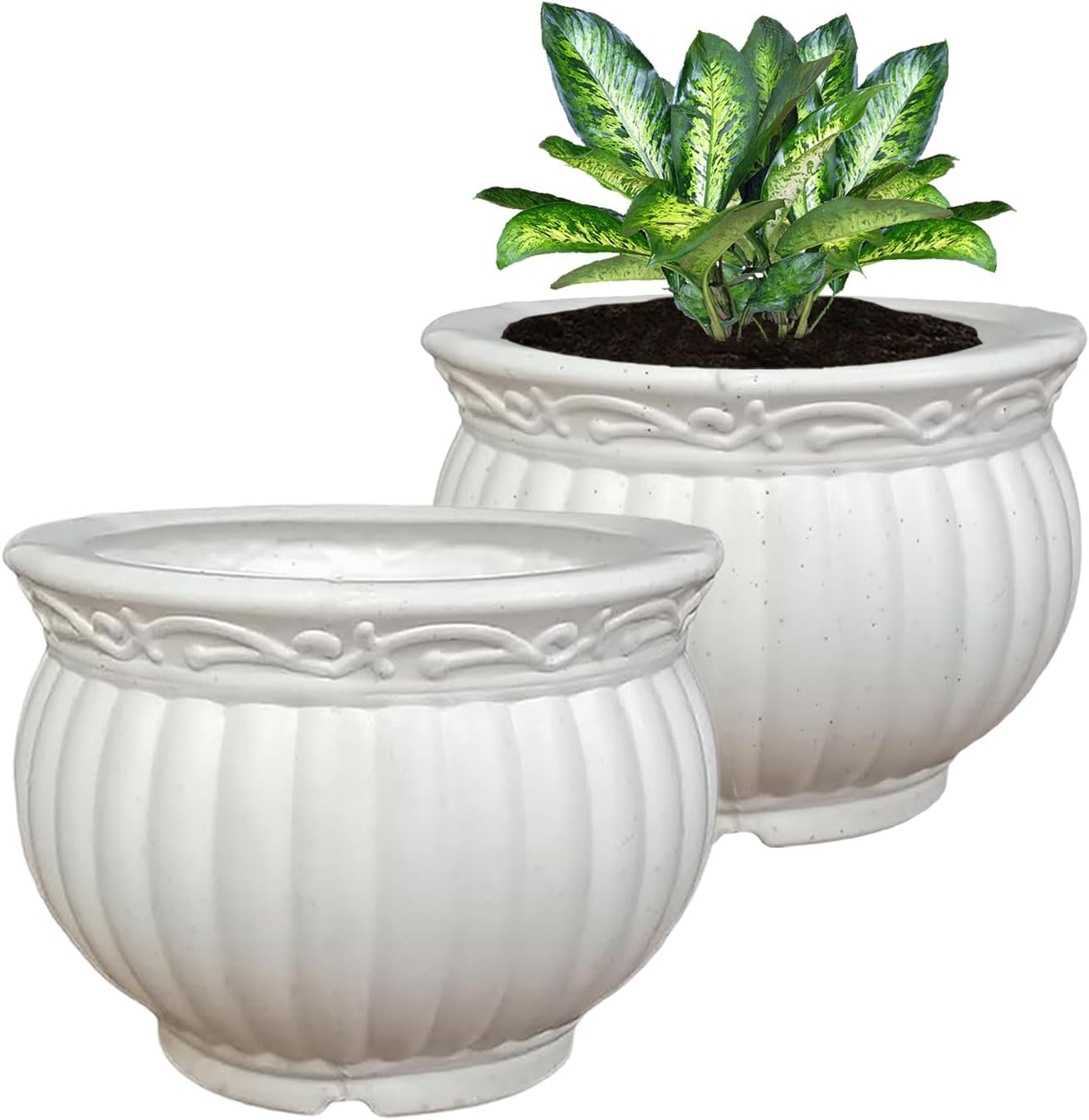 Kuber Industries Kanha Matki Flower Pot | Flower Planter Pots for ...