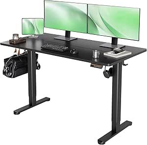 Amazon.co.jp: Elevating Desk, For Beginners, Electric Computer Desk ...