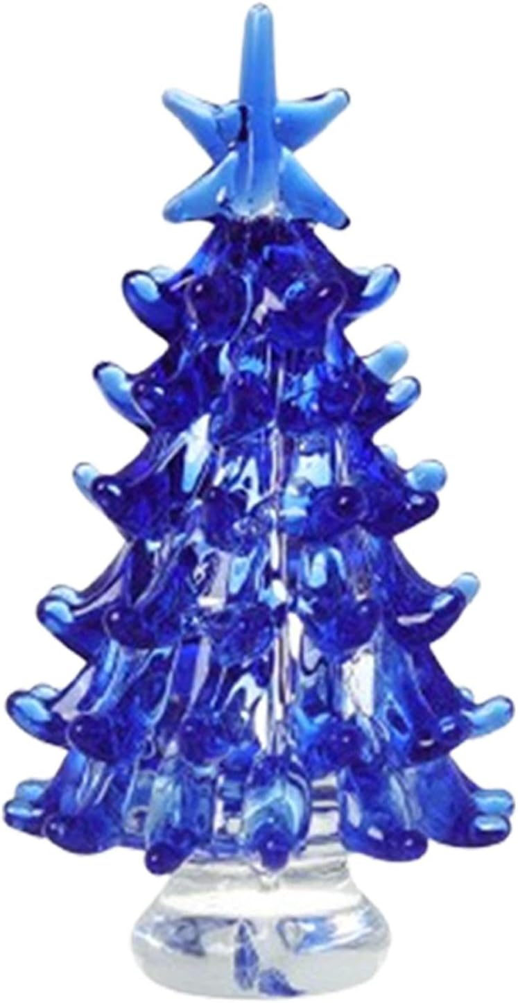 Handmade Stained Glass Christmas Trees, Small Miniature Christmas Tree ...