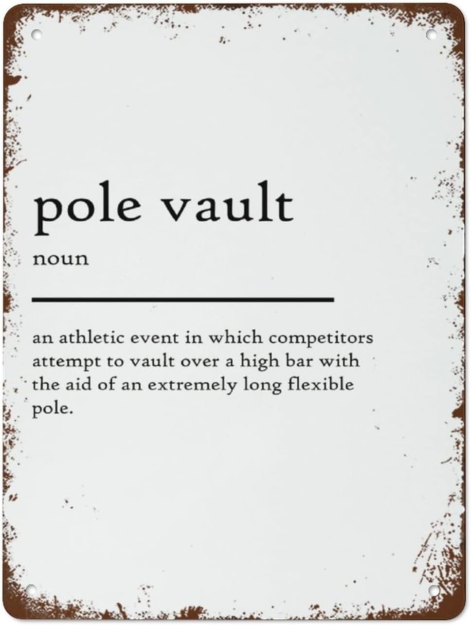 Amazon.com : Pole Vault Definition Print Pole Vault Definition Poster ...