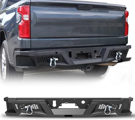Amazon.com: Nixon Offroad Rear Bumper for Chevy Silverado 1500 2019 ...