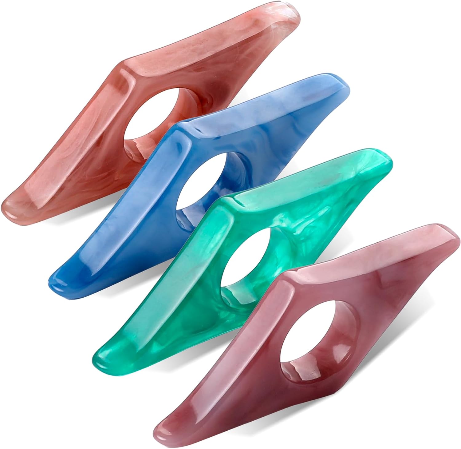 Amazon.com: 4 Pcs Thumb Book Page Holder Resin Thumb Book Holder Book ...