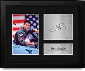 Amazon.com: HWC Trading Tom Cruise Top Gun Maverick Framed Gifts ...