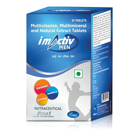 I M Activ Multivitamin Tablet for men - 30Tab. | With Vitamin C ...